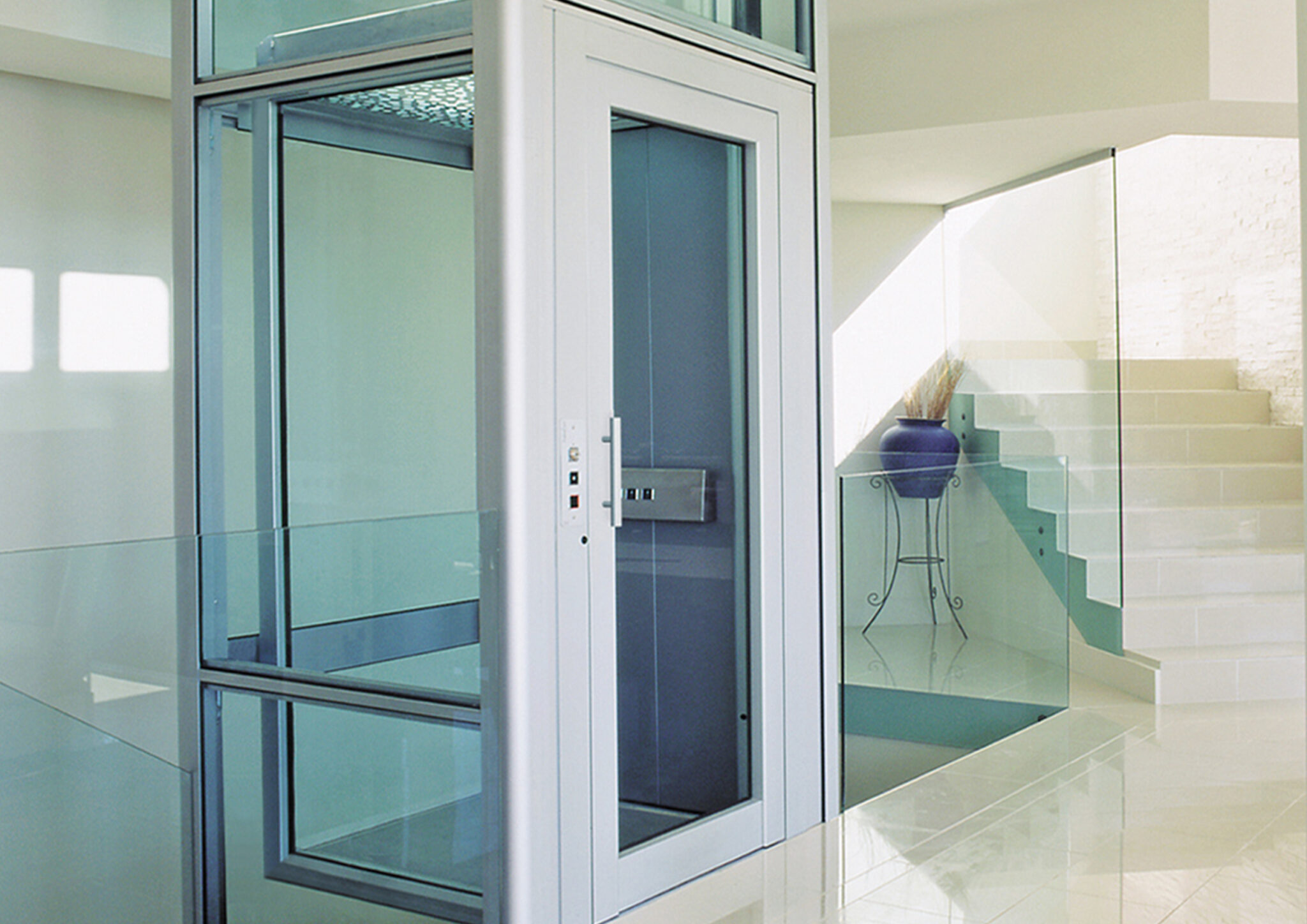 Swing Door Traction Home Lift Same Side Opening – ASB HOME LIFTS